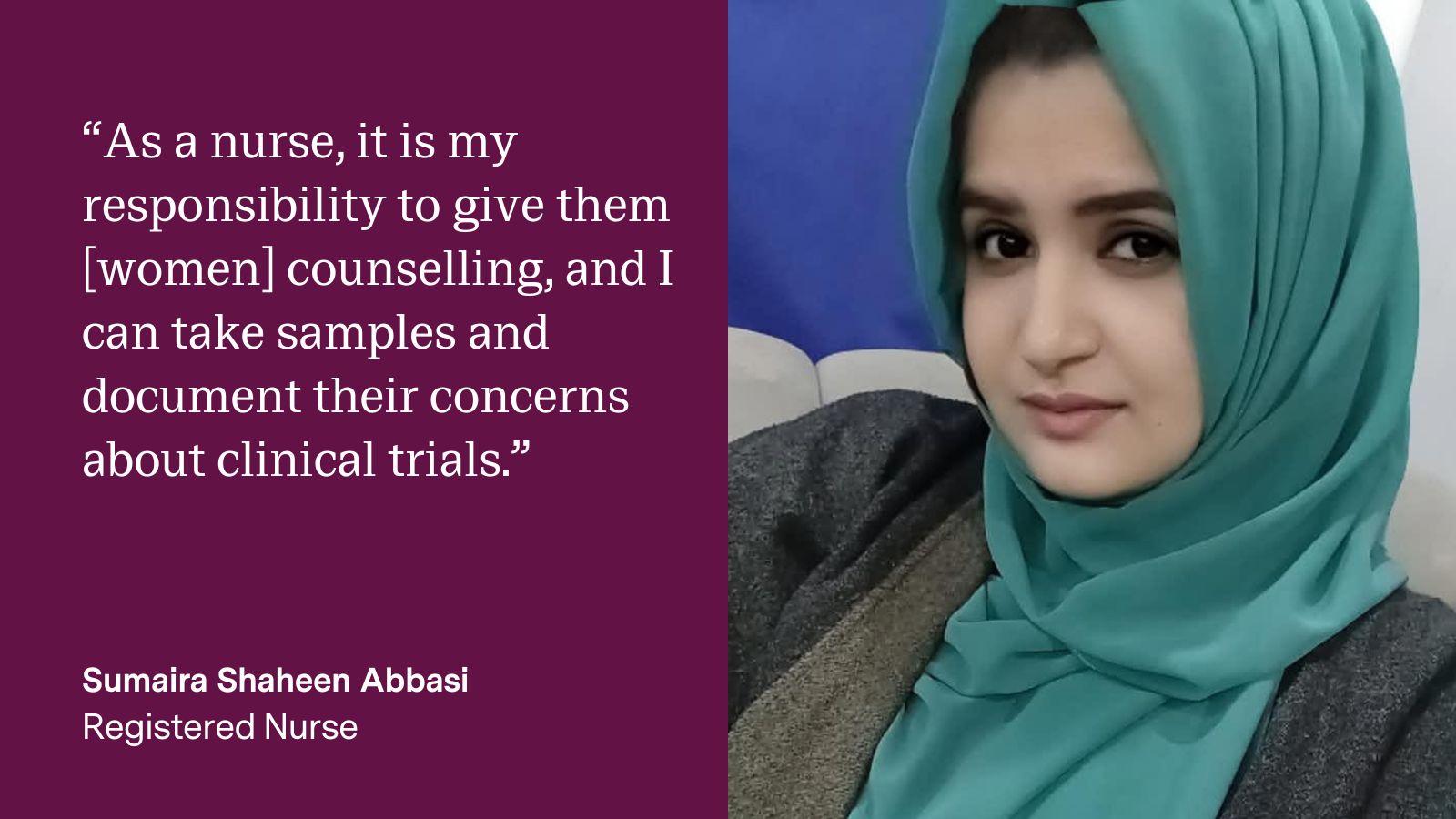 International Clinical Trials Day: An interview with I’M WOMAN Trial nurse Sumaira » The Blood ...